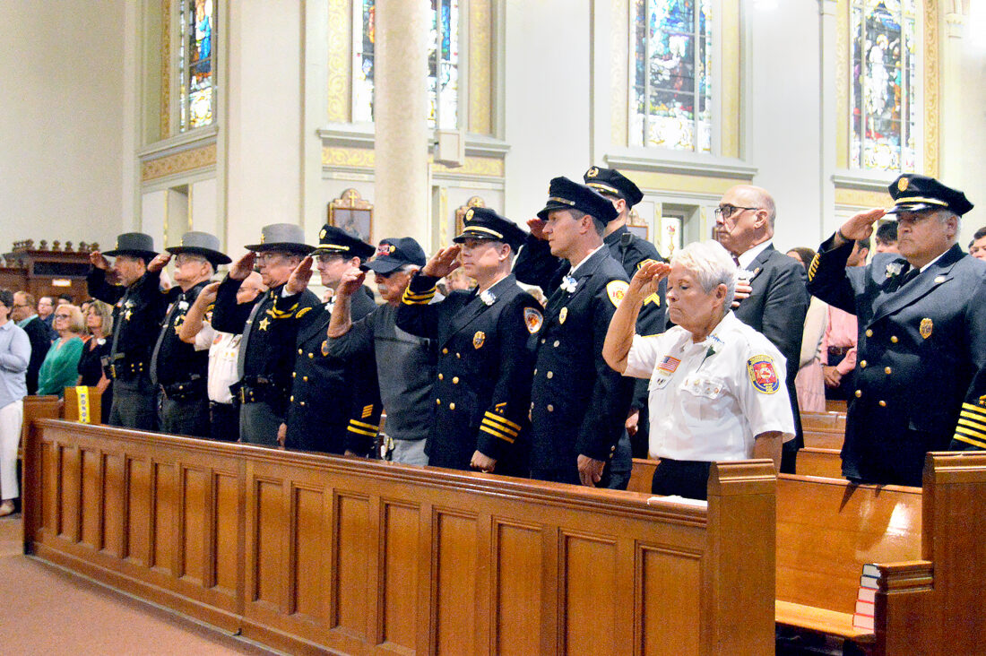 Annual Blue Mass honors first responders | News, Sports, Jobs - The ...